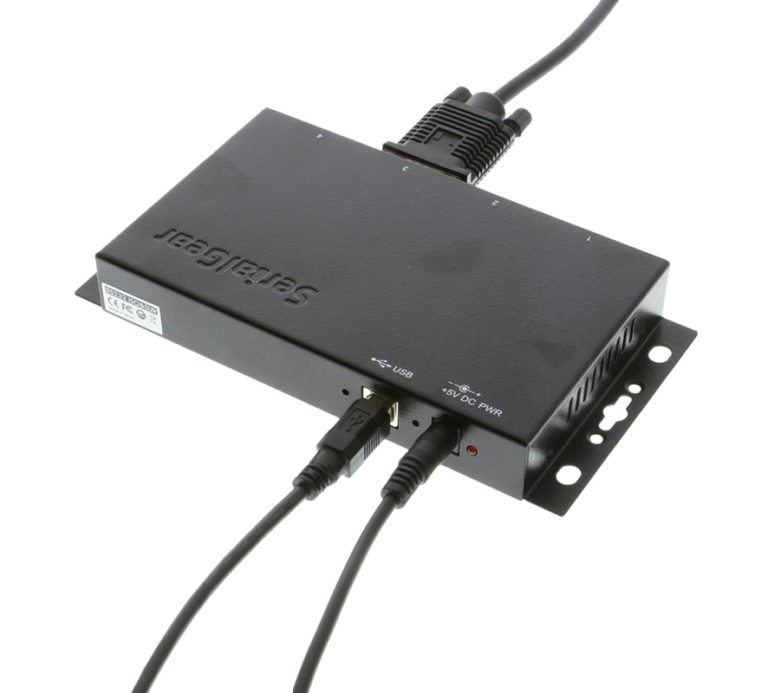 4 Port RS-232 USB to Serial Adapter w/ Optical Isolation & Surge ...