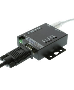 2 Port USB to Serial RS-232 DB-9 Adapter Industrial Metal Housing ...