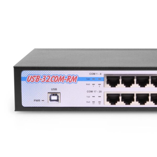 32 Port RS-232 USB-to-Serial Adapter - Coolgear