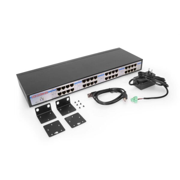32 Port RS-232 USB-to-Serial Adapter - Coolgear