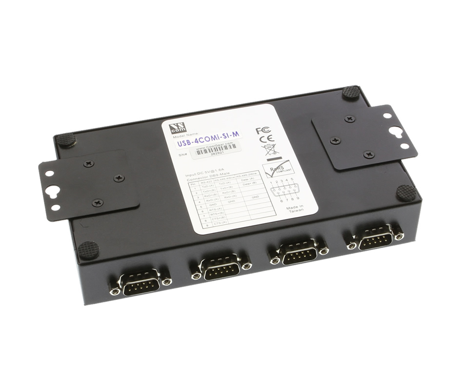4 Port USB to Quad RS-422 485 Optically Isolated Adapter - CoolGear
