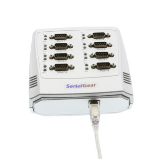 8-Port RS-232 USB to Serial Adapter Data Control Box - Coolgear