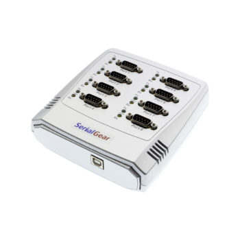8-Port Terminal Block RS232/422/485 to USB Adp - ISO/Surge Protection ...