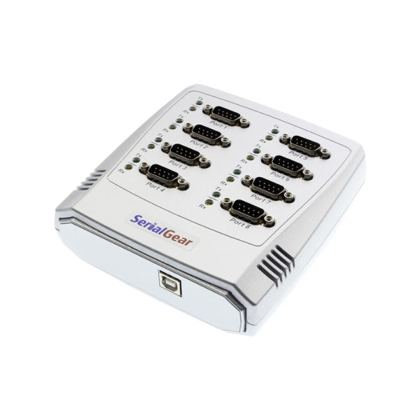 8-Port Terminal Block RS232/422/485 to USB Adp - ISO/Surge Protection ...