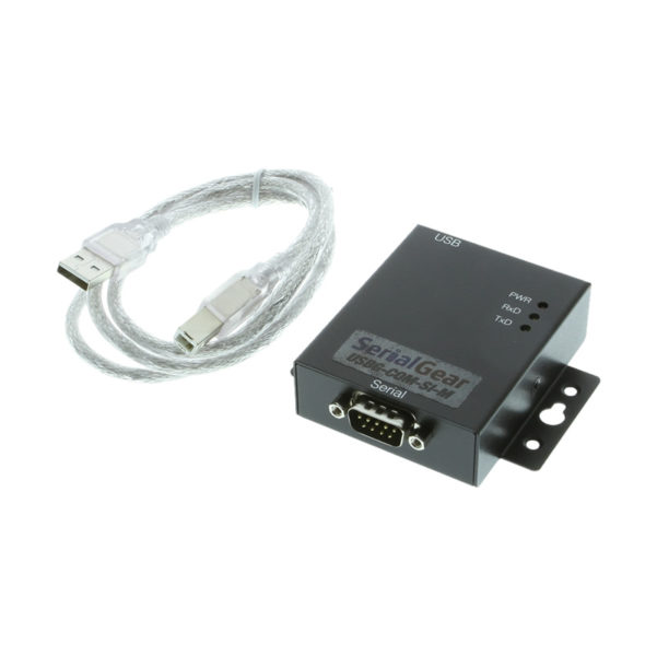 Single Port RS-232 USB to Serial Adapter w/ Optical Isolation & Surge ...
