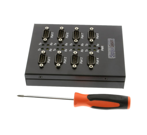 Industrial 8-Port RS-232 USB 2.0 Serial Adapter Box with FTDI | Coolgear