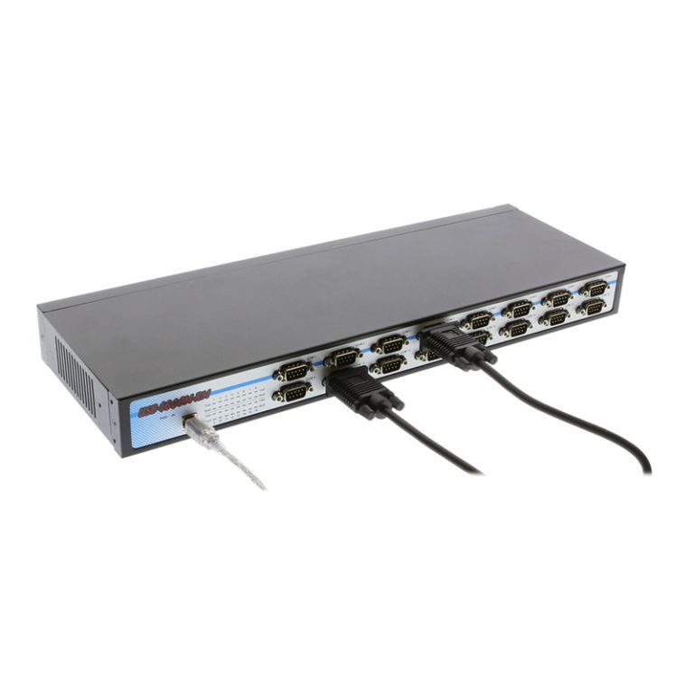 16 Port RS-232 Rack Mountable USB to Serial Adapter - Coolgear
