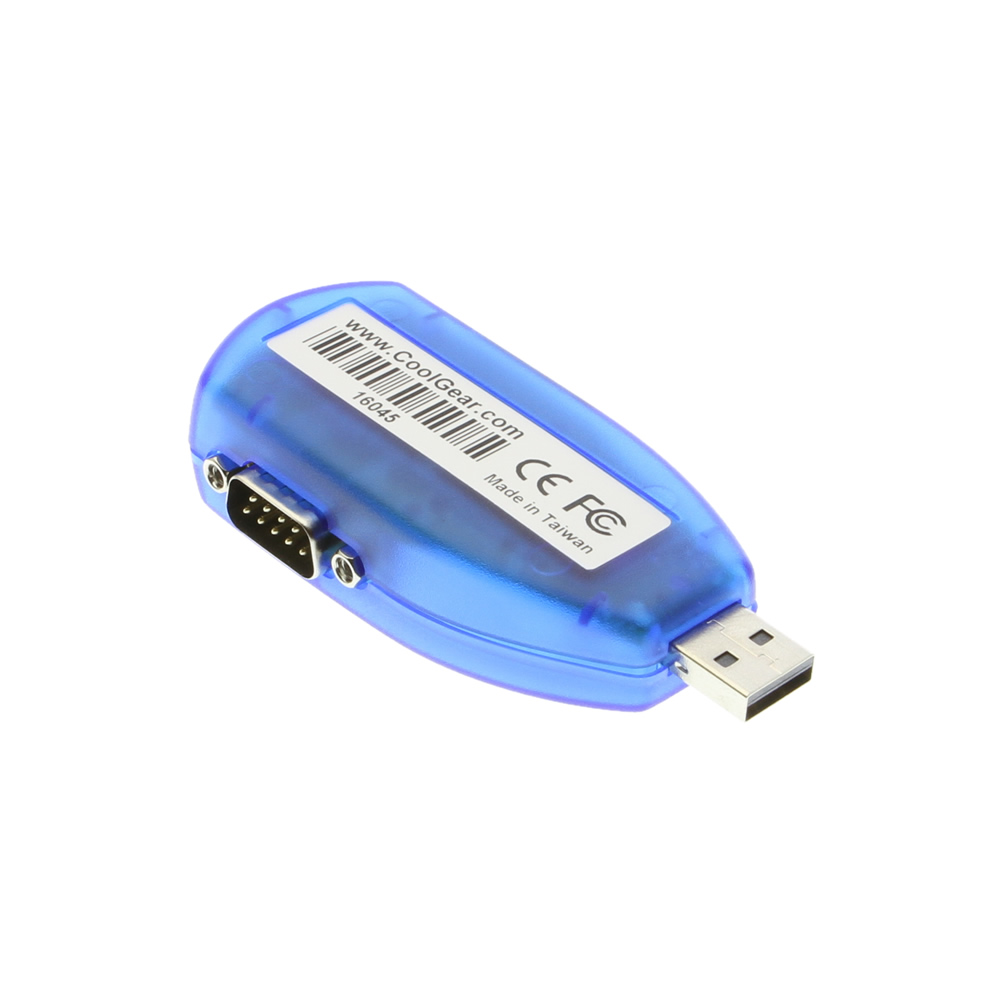 Dual Port RS-232 USB-to-Serial Plugin Adapter - Coolgear