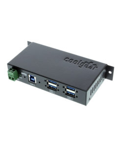 16 Port USB 3.0 Rack Mount Hub w/Surge Protection and DIN Rail