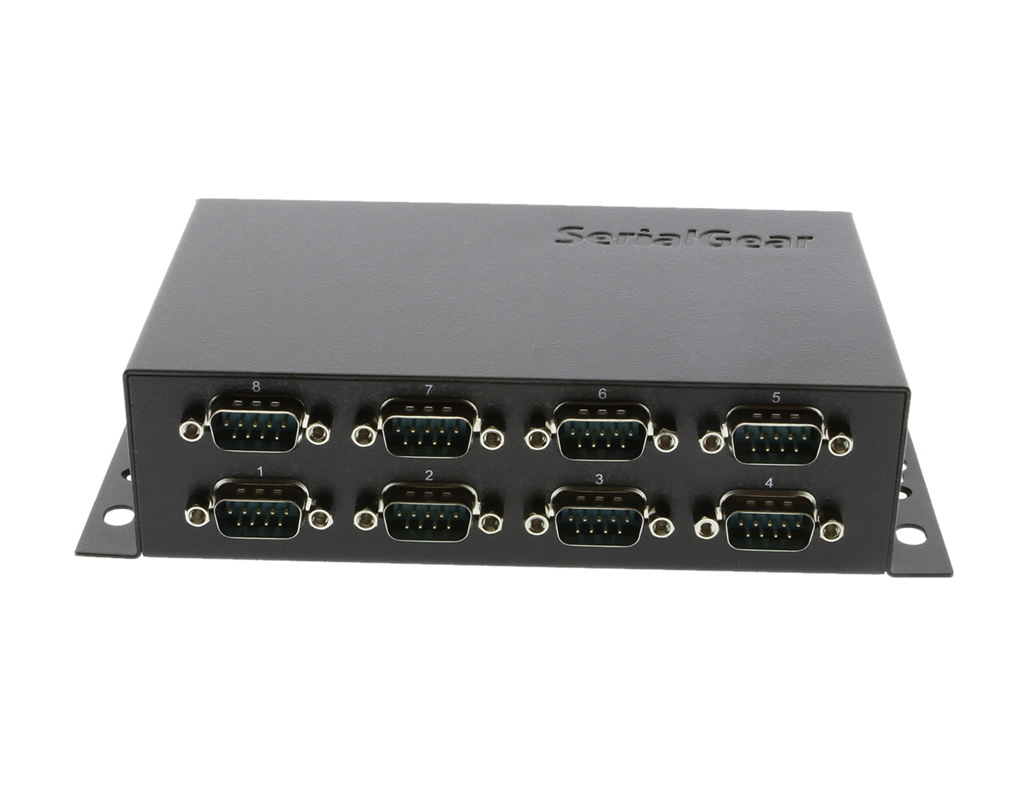 Industrial 8-Port DB-9 RS232 to USB Adapter High-Speed FTDI Chip - CoolGear