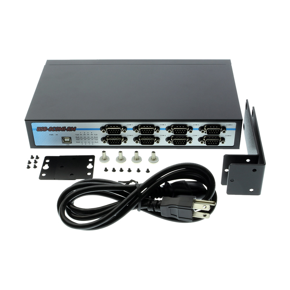 8 Port USB to RS-232/422/485 Octal Adapter - Coolgear