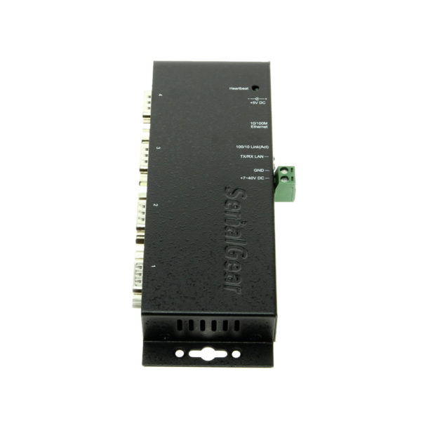 4-Port Industrial RS-232 to Ethernet Data Gateway TCP/IP - Coolgear