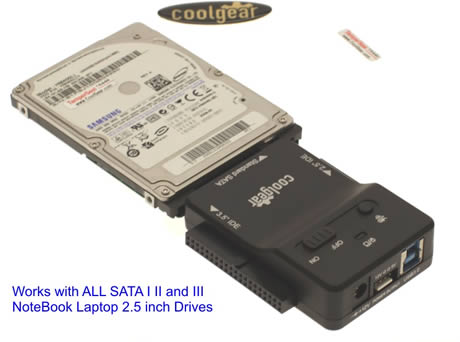 USB 3.0 to SATA or PATA Hard Drive Adapter - Coolgear