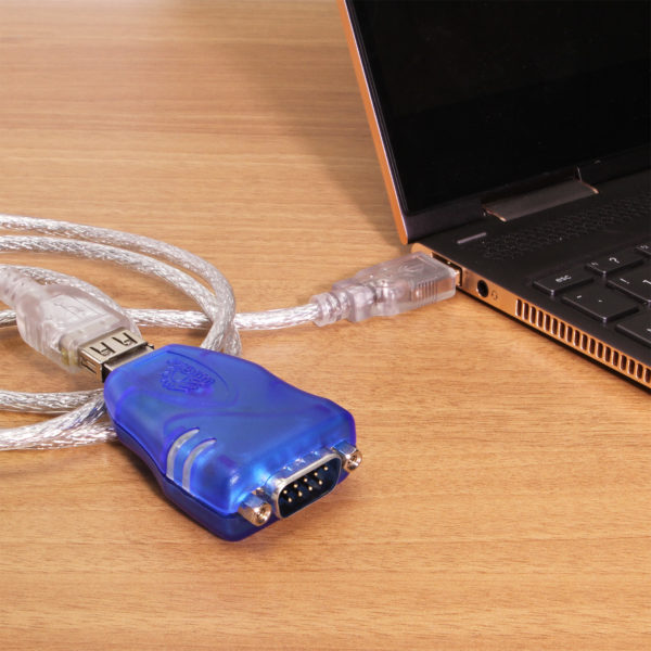 Mini USB 2.0 to RS-232 DB-9 Serial Adapter w/ 15kV ESD Protection & 3ft ...