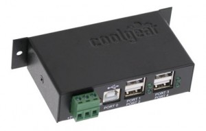 16 Port USB 3.0 Metal Hub w/Surge Protection - Rack/DIN-RAIL Mountable ...