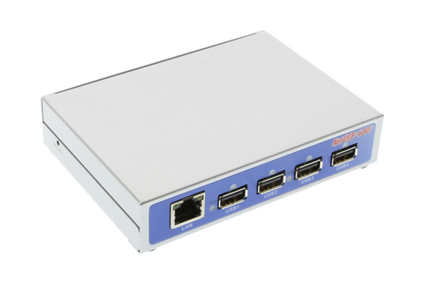 Industrial USB 2.0 Over IP Network 4-Port Hub - TCP/IP Network - CoolGear