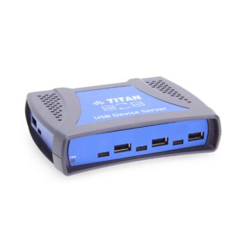 8 Port USB 2.0 Over IP Network Device Server Hub w/ Type-C & Type-A ...