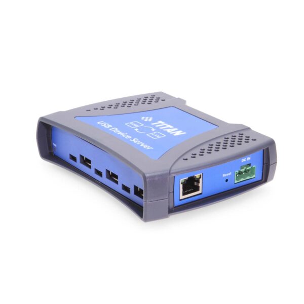 8 Port USB 2.0 Over IP Network Device Server Hub w/ Type-C & Type-A ...