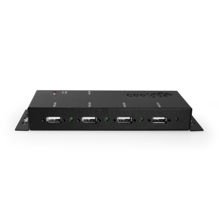 4 Port USB 2.0 Powered Hub w/ Port Status LEDs & Screw Locking Ports ...