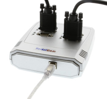 4-Port RS-232 USB to Serial Adapter Data Control Box - Coolgear