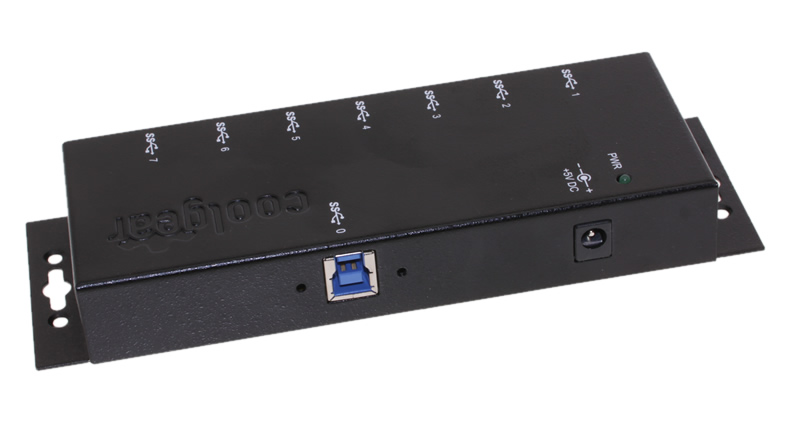 7-Port USB 3.0 Metal Hub with Surge Protection - CoolGear