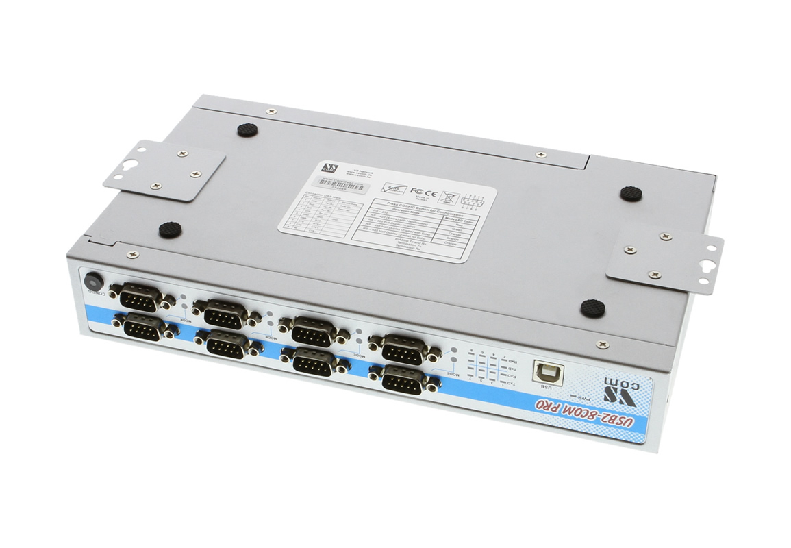 8 Port USB 2.0 to RS232, RS422, RS485 Auto Setup Adapter - CoolGear