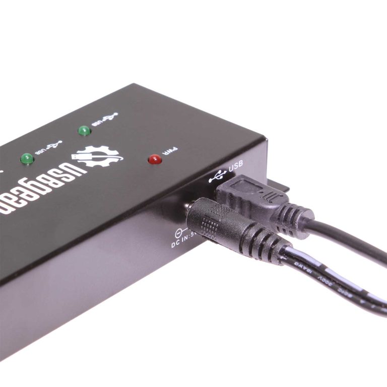 4 Port USB 2.0 Mini High-Power Hub w/ Port Status LEDs - Coolgear