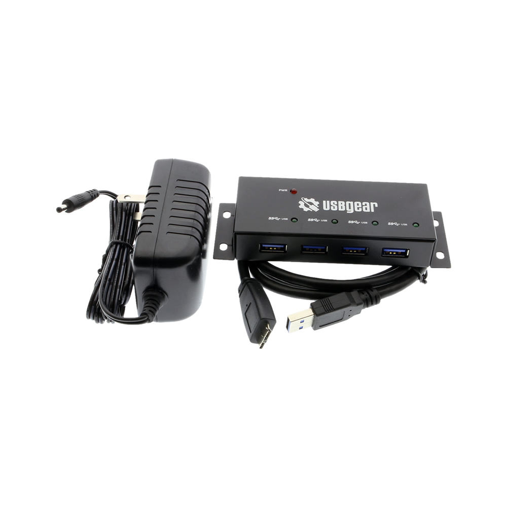 4-Port USB 3.0 Mini High-Power Metal Hub - Coolgear