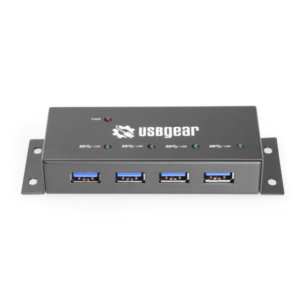 4 Port USB 3.2 Gen 1 Mini High-Power Hub w/ Port Status LEDs - Coolgear