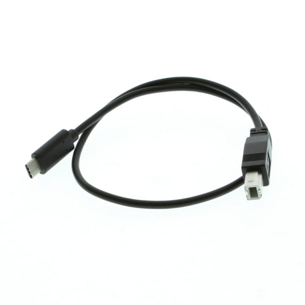 USB 2.0 Type-C to B Male USB Cable 18 Inches - Coolgear
