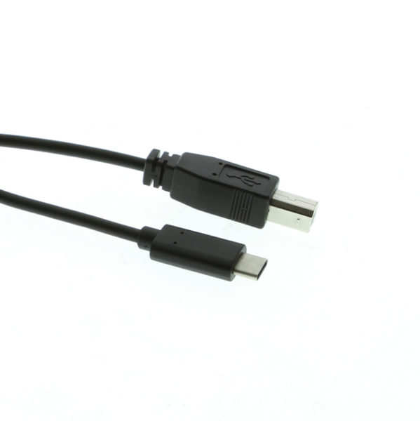USB 2.0 Type-C to B Male USB Cable 3Ft - Coolgear