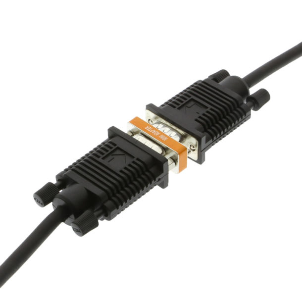 Null Modem DB9 Male to DB9 Female Port Protector - Coolgear