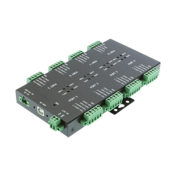USB2 to 8-Port RS232-422-485 Serial TB Adapter - Coolgear