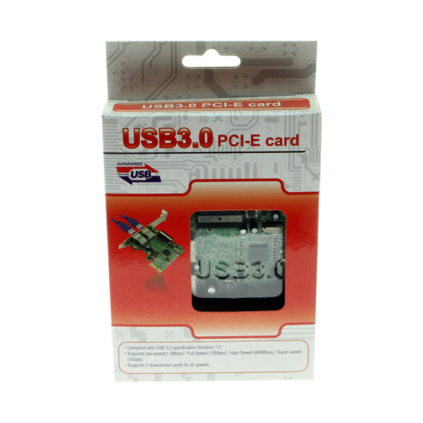 2-Port USB 3 PCIe Host Controller Card for PC - Coolgear