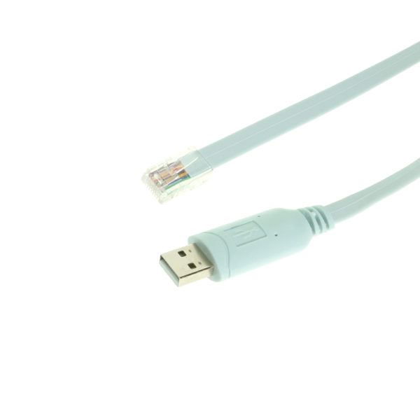 USB to RJ45 RS232 FTDI 6FT Blue Roll Over Console Cable - Coolgear