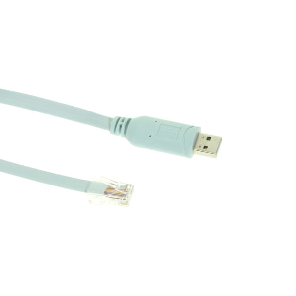 USB to RJ45 RS232 FTDI 6FT Blue Roll Over Console Cable - Coolgear