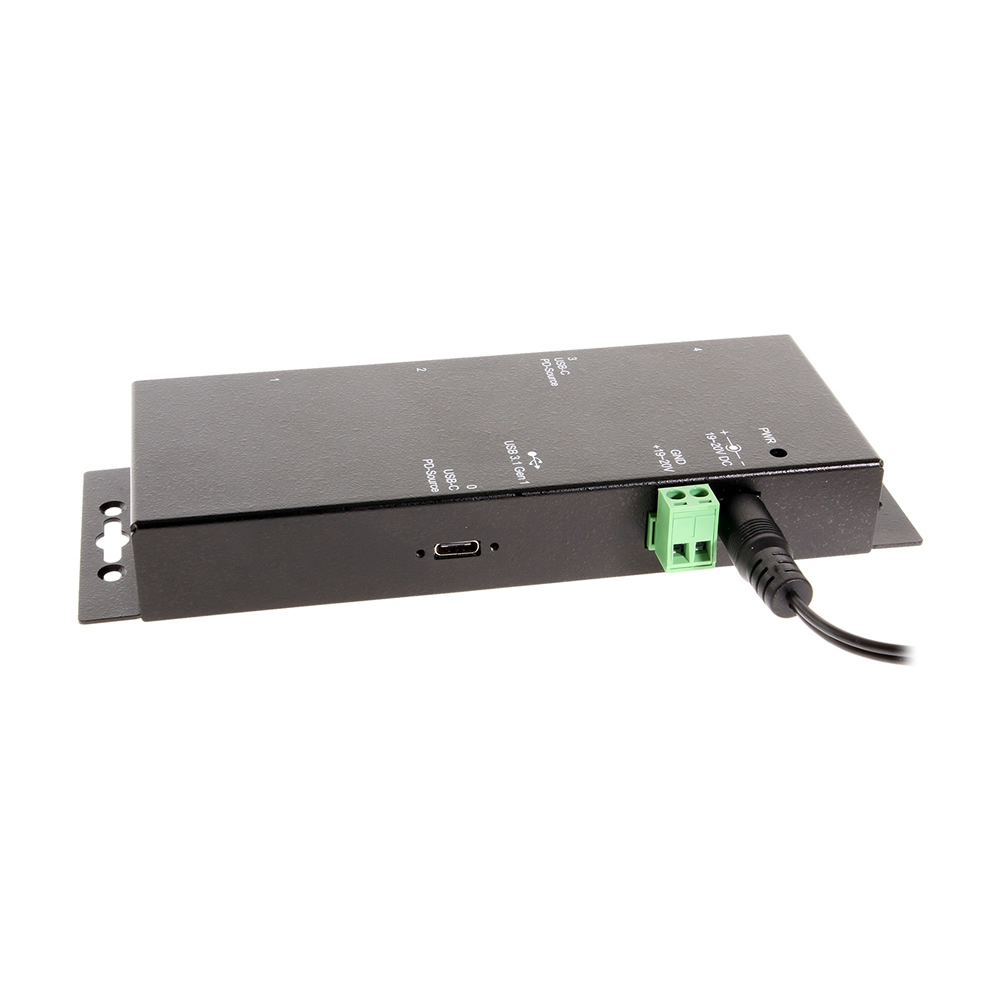 USB-C 4 Port Power Delivery Hub with 2 Type C PD Ports and 3 USB 3.1 ...