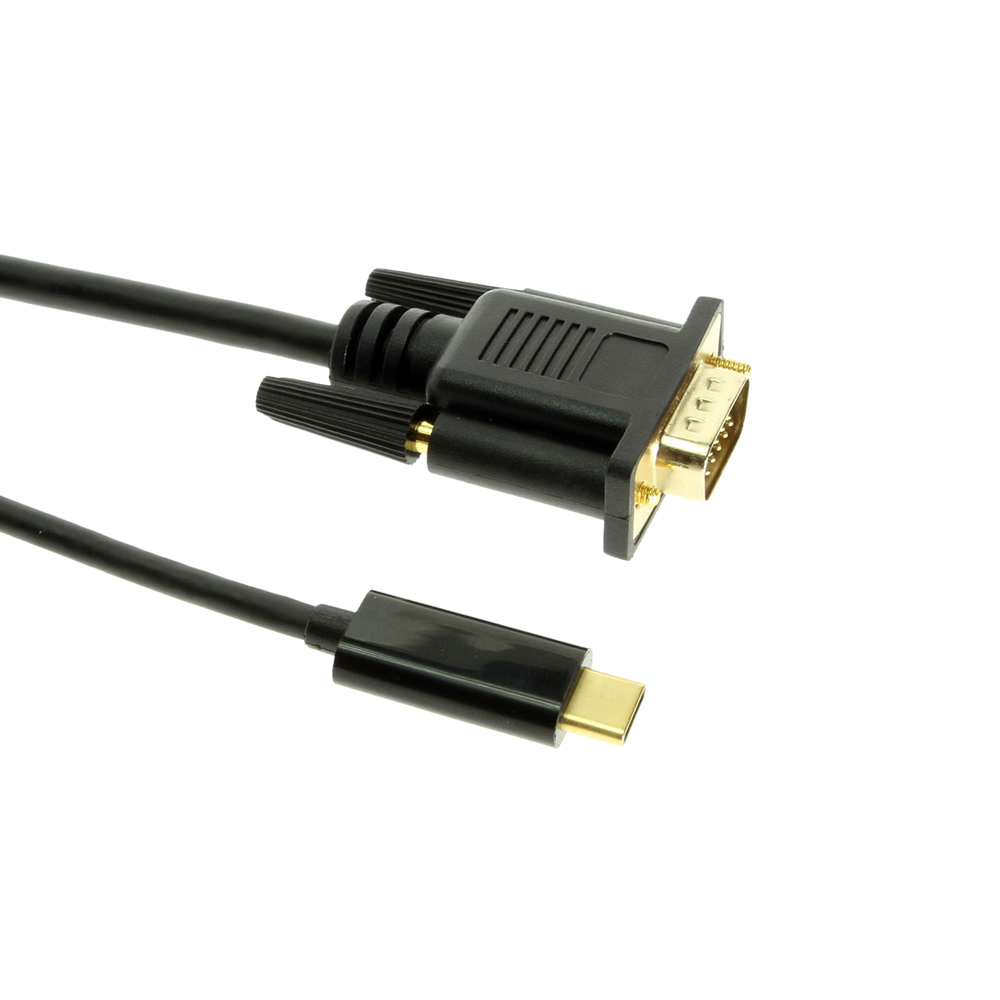 USB C to VGA Video Adapter USB 3.1 High Resolution Cable | Coolgear USB C to VGA Video Adapter USB 3.1 High Resolution Cable | Coolgear