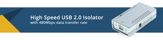 USB 2.0 High Speed 480Mbps Isolator Adapter and Screw Lock Cable - Coolgear