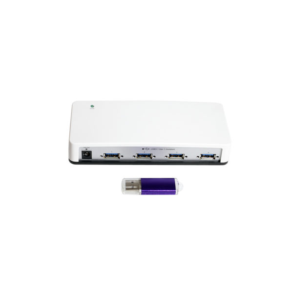 4 Port USB 3.1 Gen1 Isolated Hub with 15KV ESD Surge Protection - Coolgear