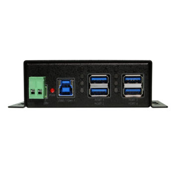 4-Port USB 3.2 Gen 1 Mountable Hub or Charger with 2A Per Port and ESD ...