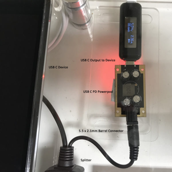22W DC to USB-PD Power Pod Adapter for 100 Meter Power Delivery - Coolgear