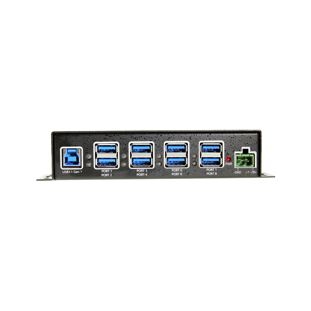 USB 3.1 Type-A 7 Port USB Hub + 1 Dedicated Charging Port w/ESD ...