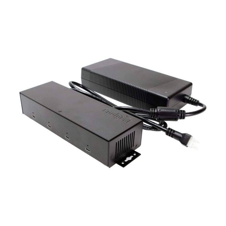 USB PD Type C 4 Port High Power 160W Charger - 40W per Port - Coolgear