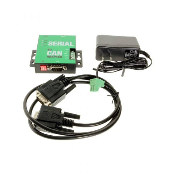 1 Port Serial RS232 to CAN Bus Adapter with Metal Case - Coolgear