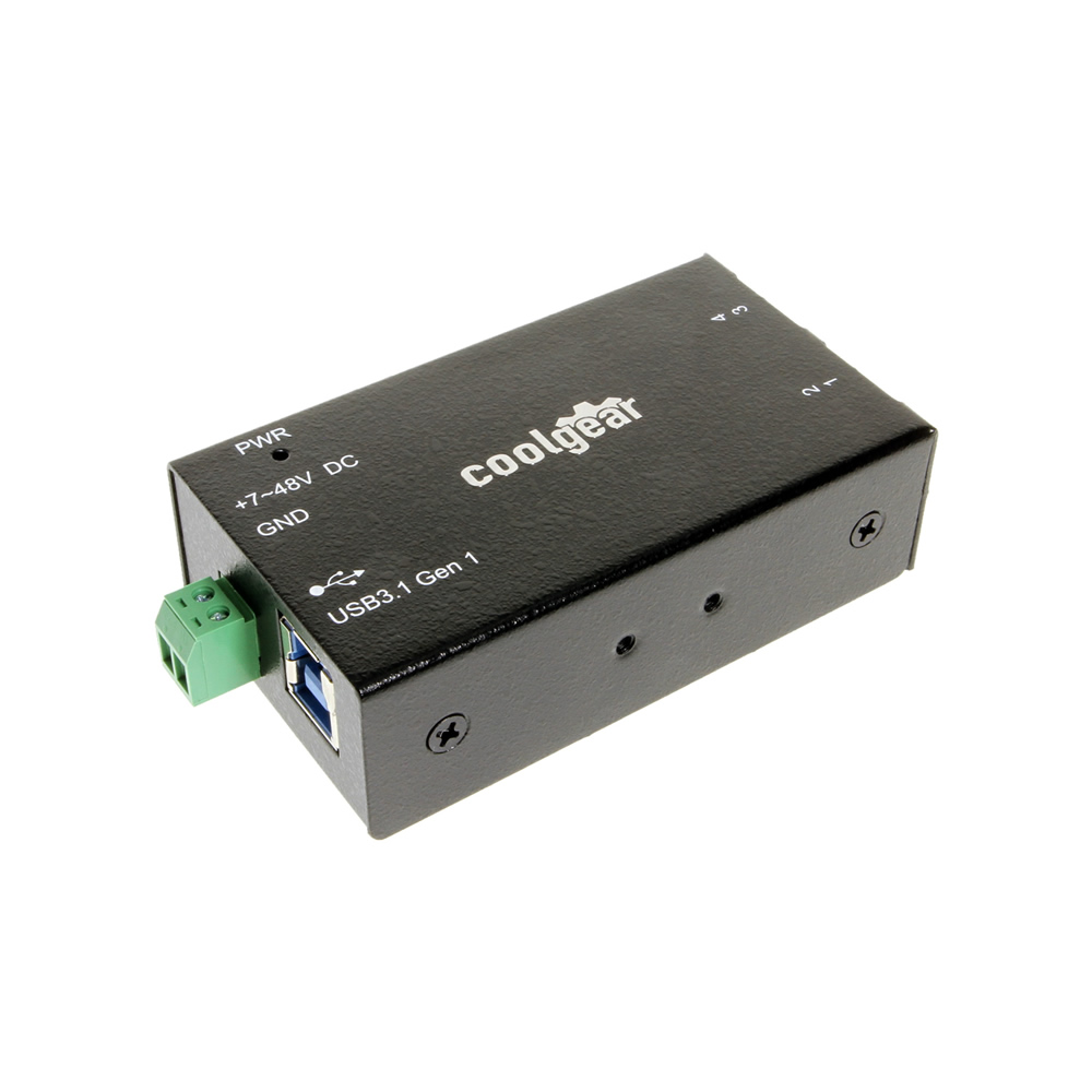 4 Port USB 3.1 Micro Hub with Variable Voltage and Surge Protection ...