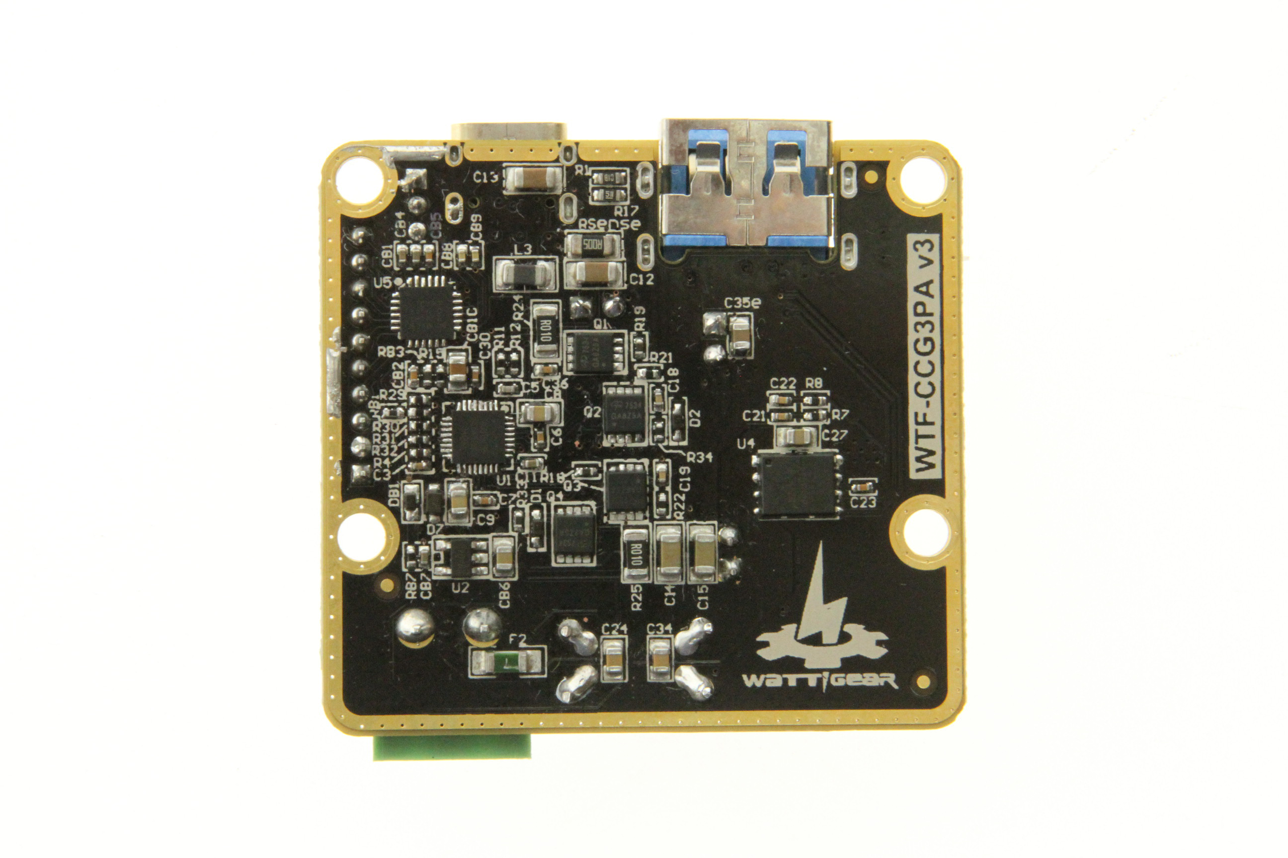 USB Car Charger Board 60W High Power PCB Only with Cypress CCG3PA Chip ...