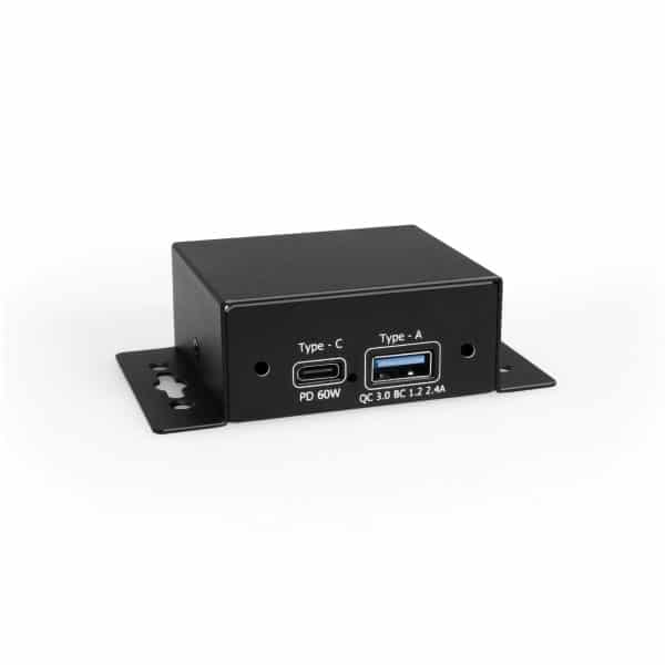 USB Power Delivery 60W Panel Flush Mount High Power Industrial Charger ...