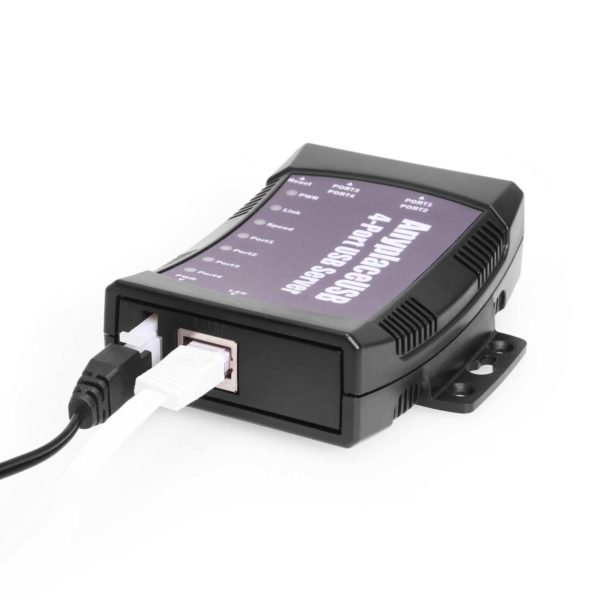 4 Port USB 2.0 Over Ethernet USB Device Server - Coolgear
