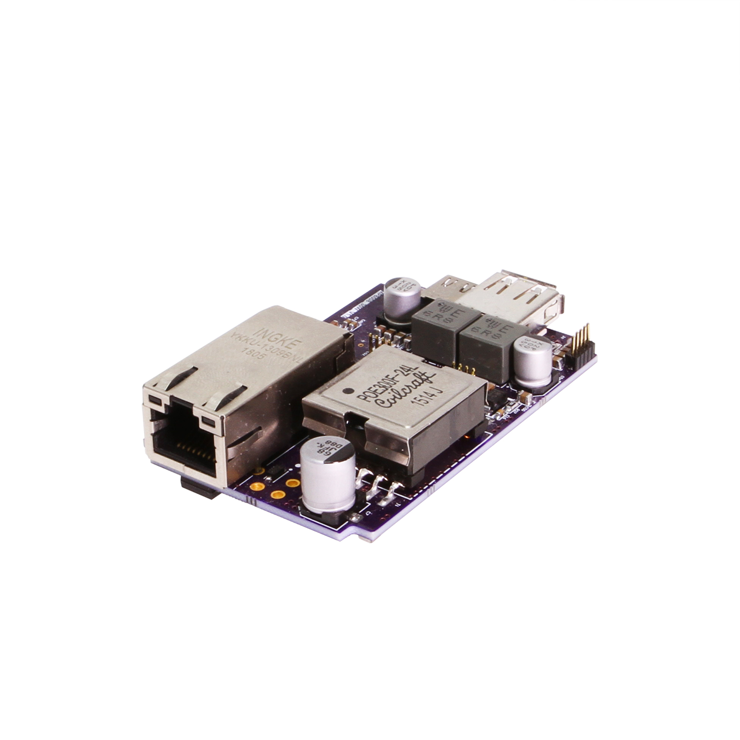 USB 3.1 Gen1 Super Speed USB Type-C PD to POE adapter - Coolgear